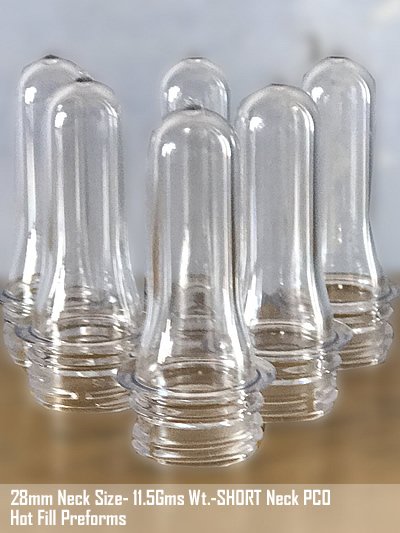 Short Neck PCO Preforms exporters in India | HPK Sivakasi